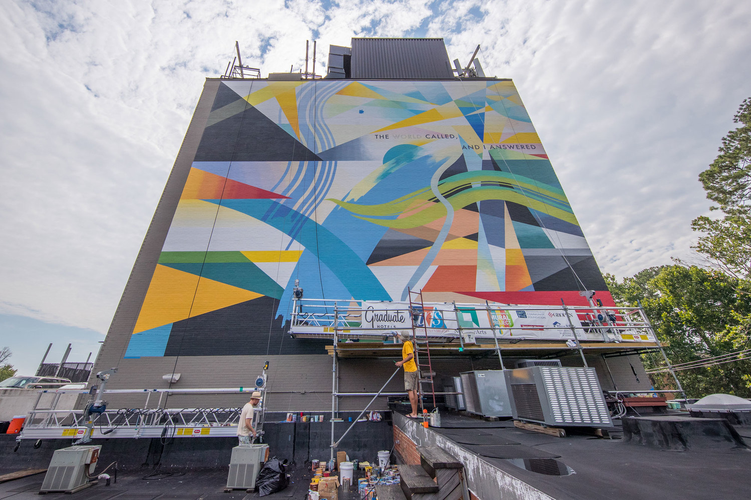 Creative Collaborations: Testimonial Mural on the UVA Corner • UVA Arts